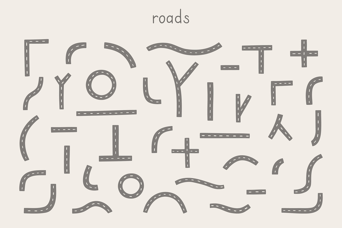 City map creator. Kid's collection