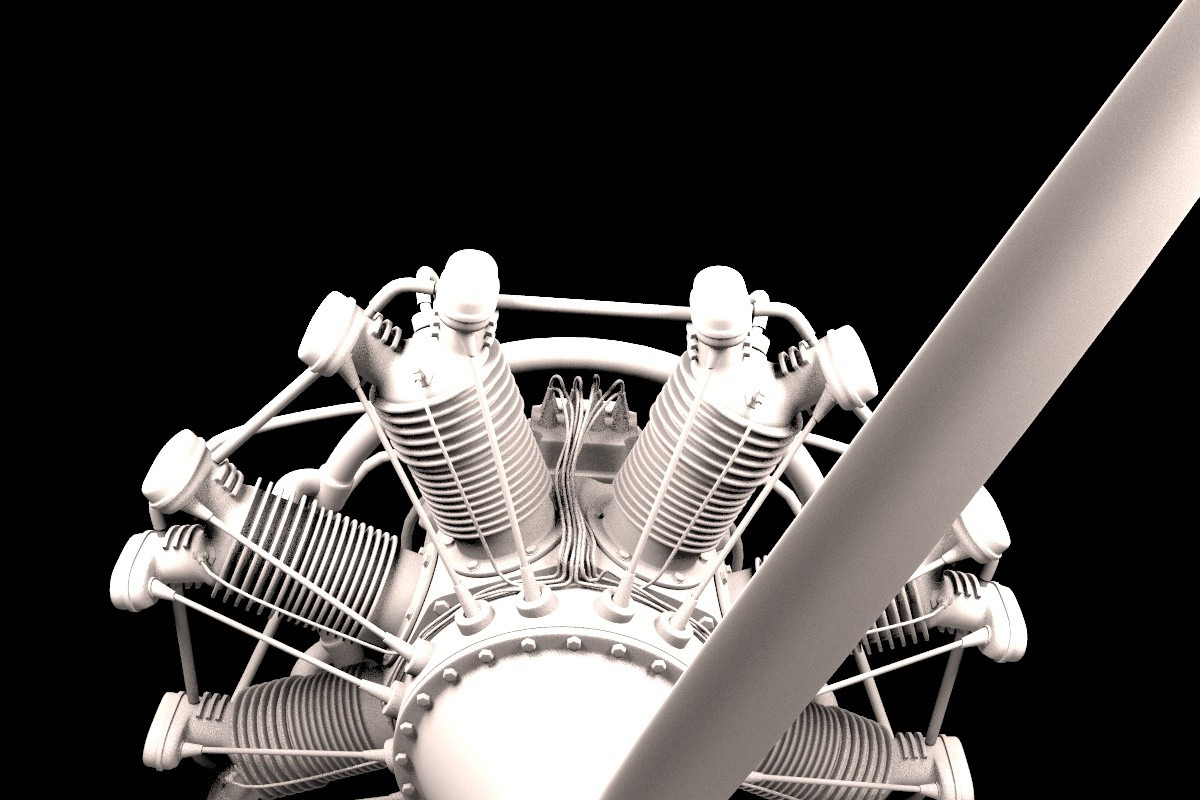 Animated Radial Engine, a Cars & Vehicle 3D Model by konstantin.ermolaev