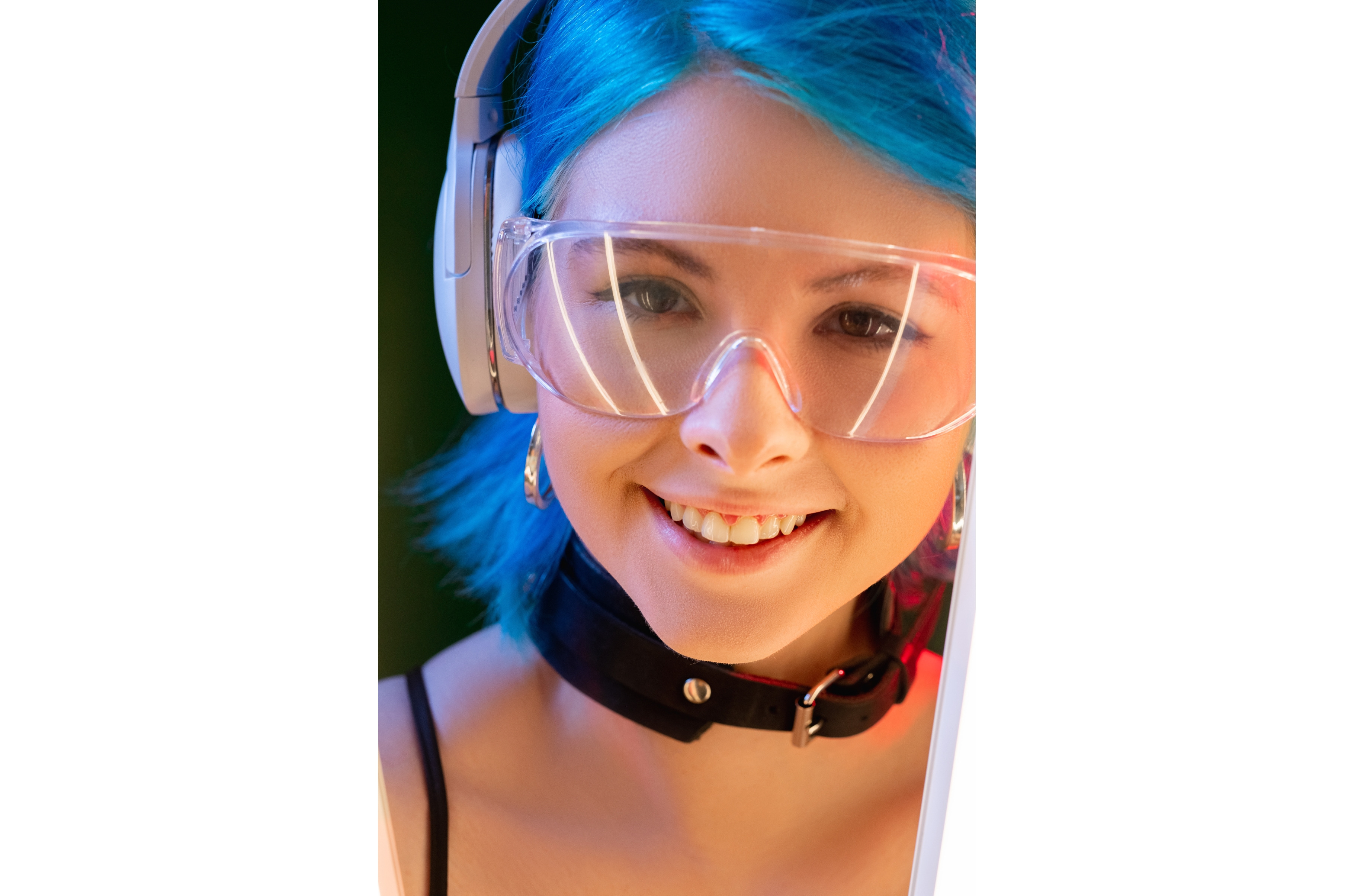cyberpunk face generation z woman, a Background Graphic by Photo Drive ...
