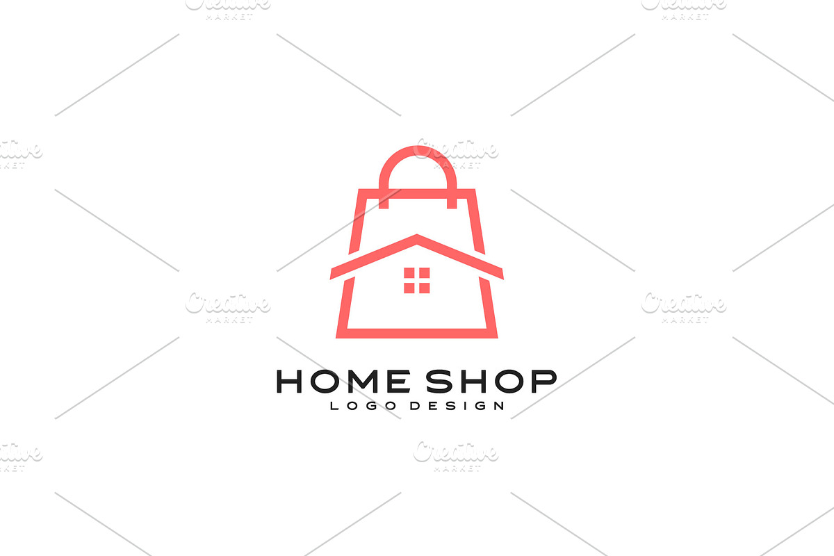 home shop logo vector design, a Branding & Logo Template by quadrazo