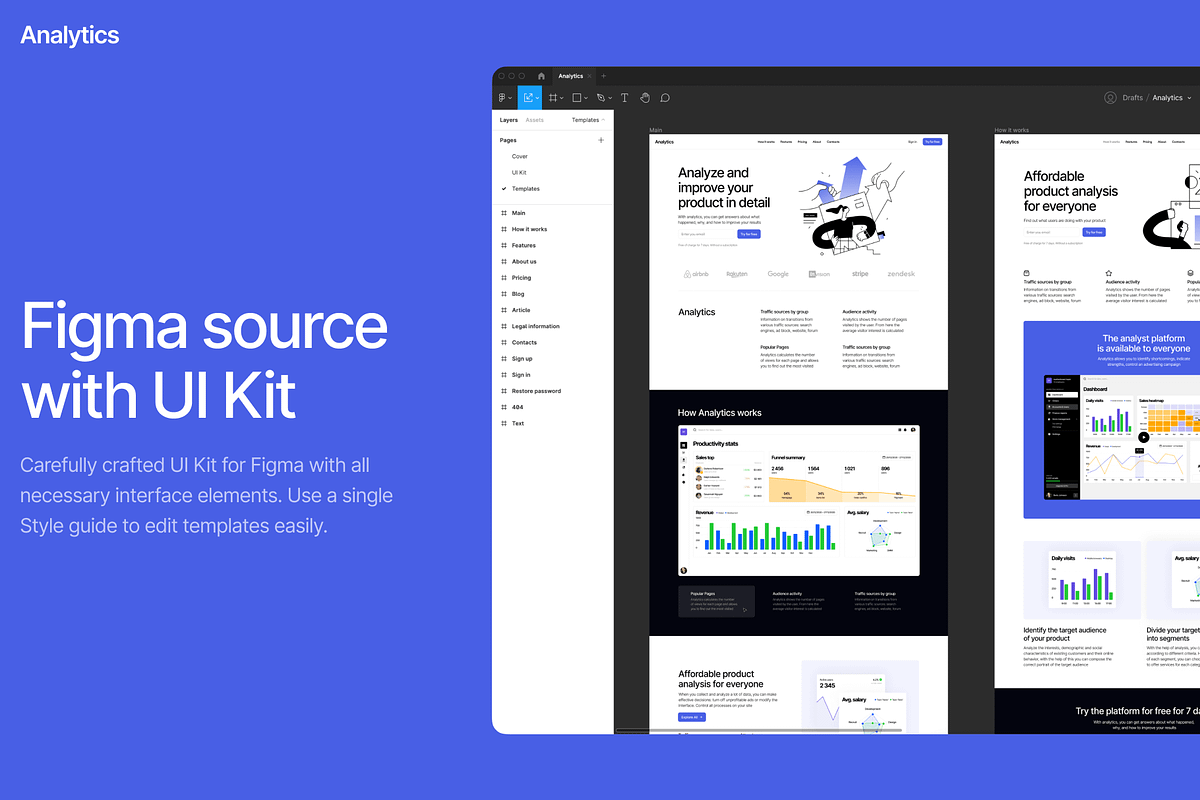 Analytics HTML Templates