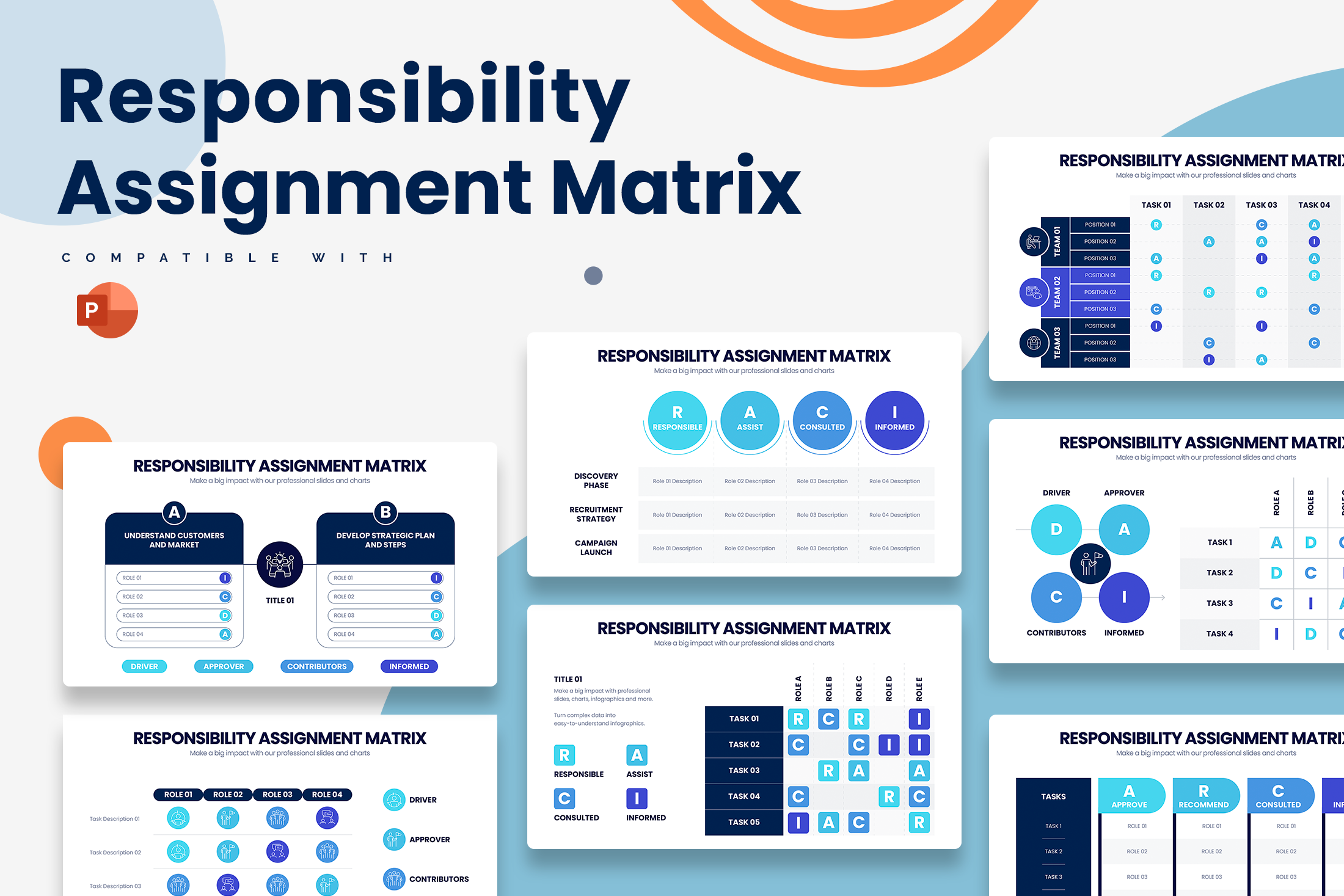 Responsibility Assignment Powerpoint, a Presentation Template by Slidesmash
