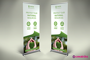Green Energy Roll Up Banner, a Presentation Template by Creatricks