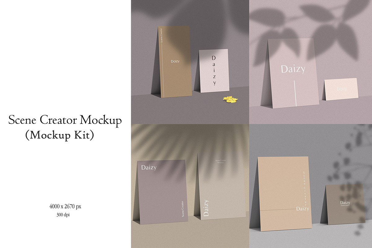 Scene Creator Mockup - (Mockup Kit), a Product Mockup by Graphicbars