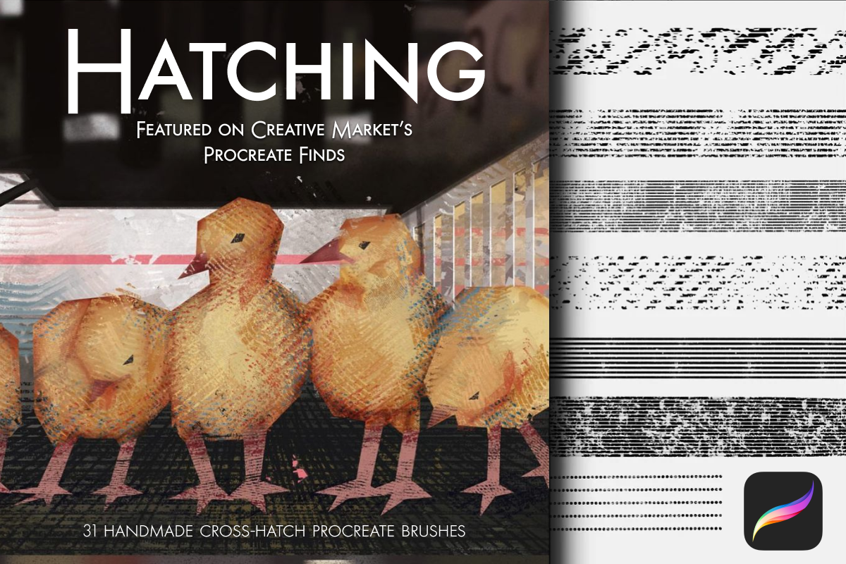 Hatching Procreate Brushes