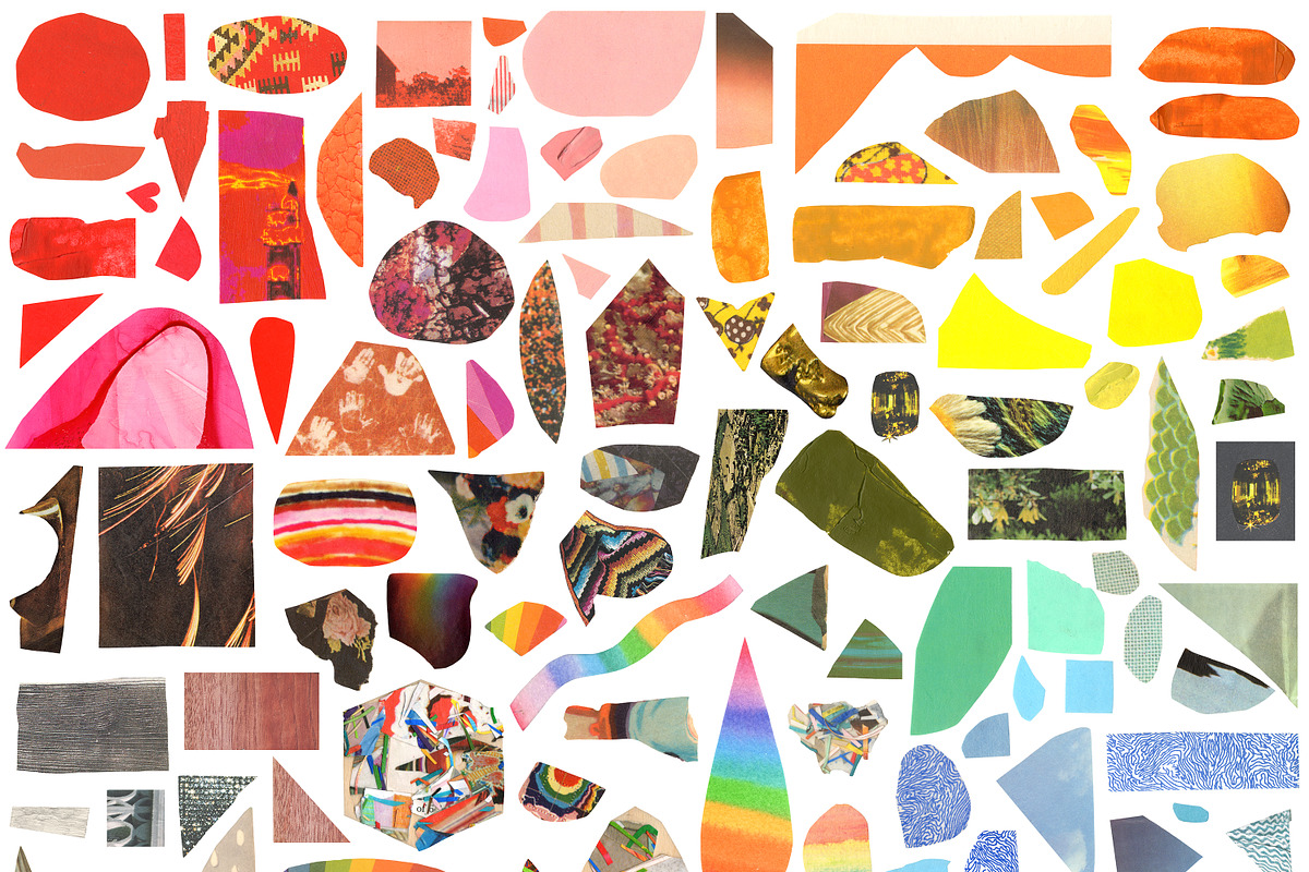 Hand Cut Collage Vol. 2, a Decorative Illustration by Paper Whistle Studio