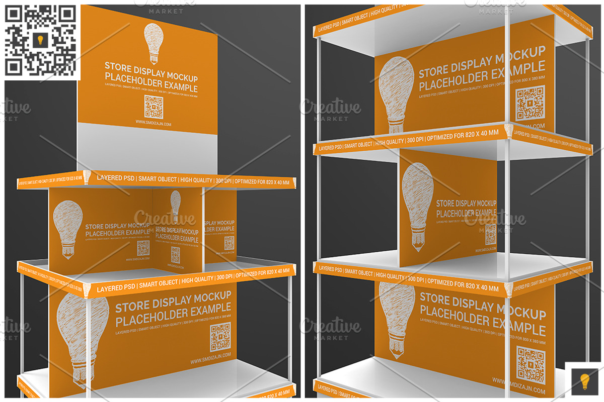 Store Display Mockup, an Advertising Mockup by Shocky Design Studio