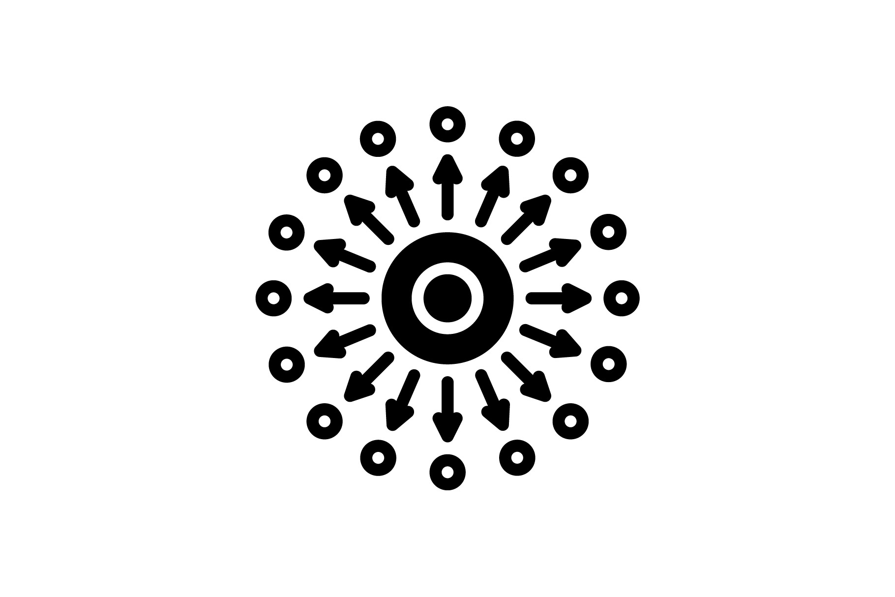 Diffusion spreading icon | Graphics ~ Creative Market