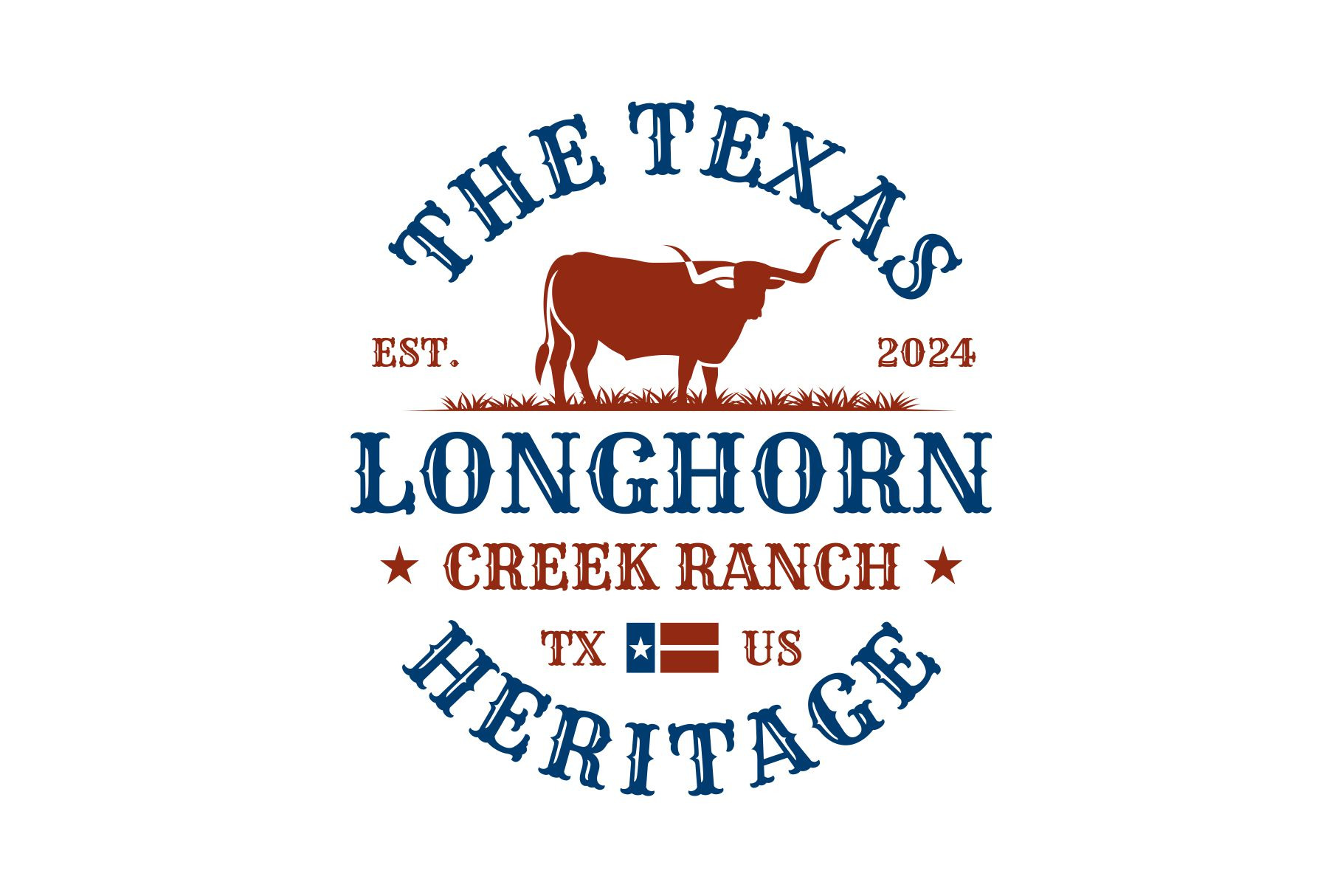 Vintage Texas Longhorn Bull Logo, a Branding & Logo Template by ...