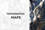 Topographic map, a Texture Graphic by Lina_Lisichka