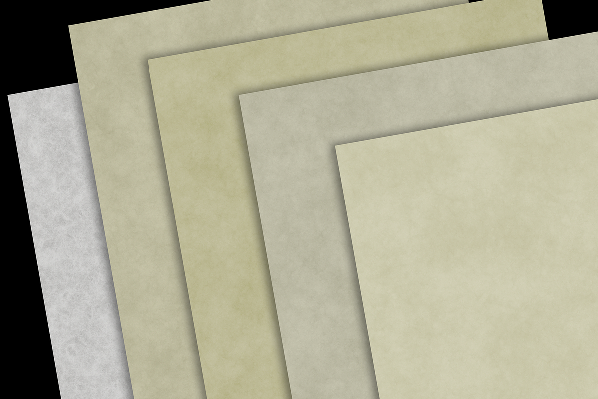Subtle Parchment Papers, a Texture Graphic by Julie Campbell