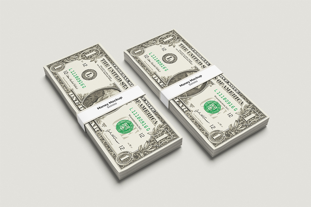 High Quality Money Mockup, an Advertising Mockup by swsi-studio