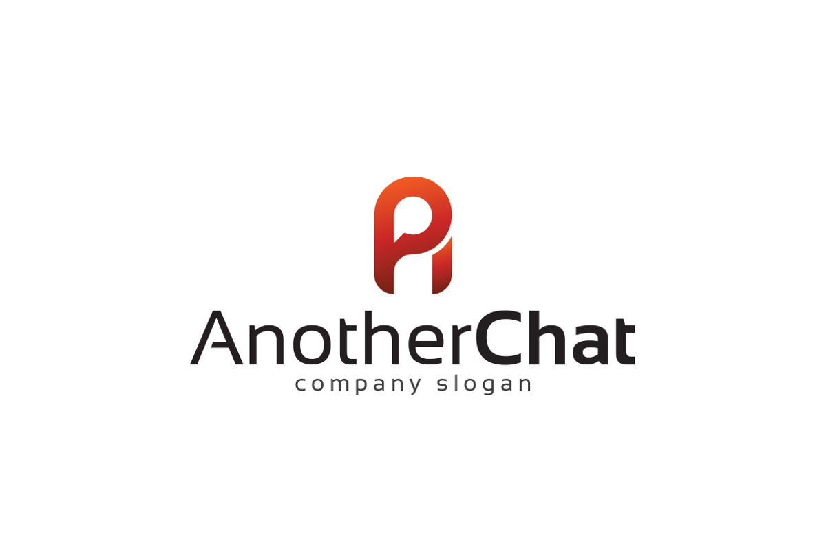 Another Chat Logo, a Branding & Logo Template by EmilGuseinov