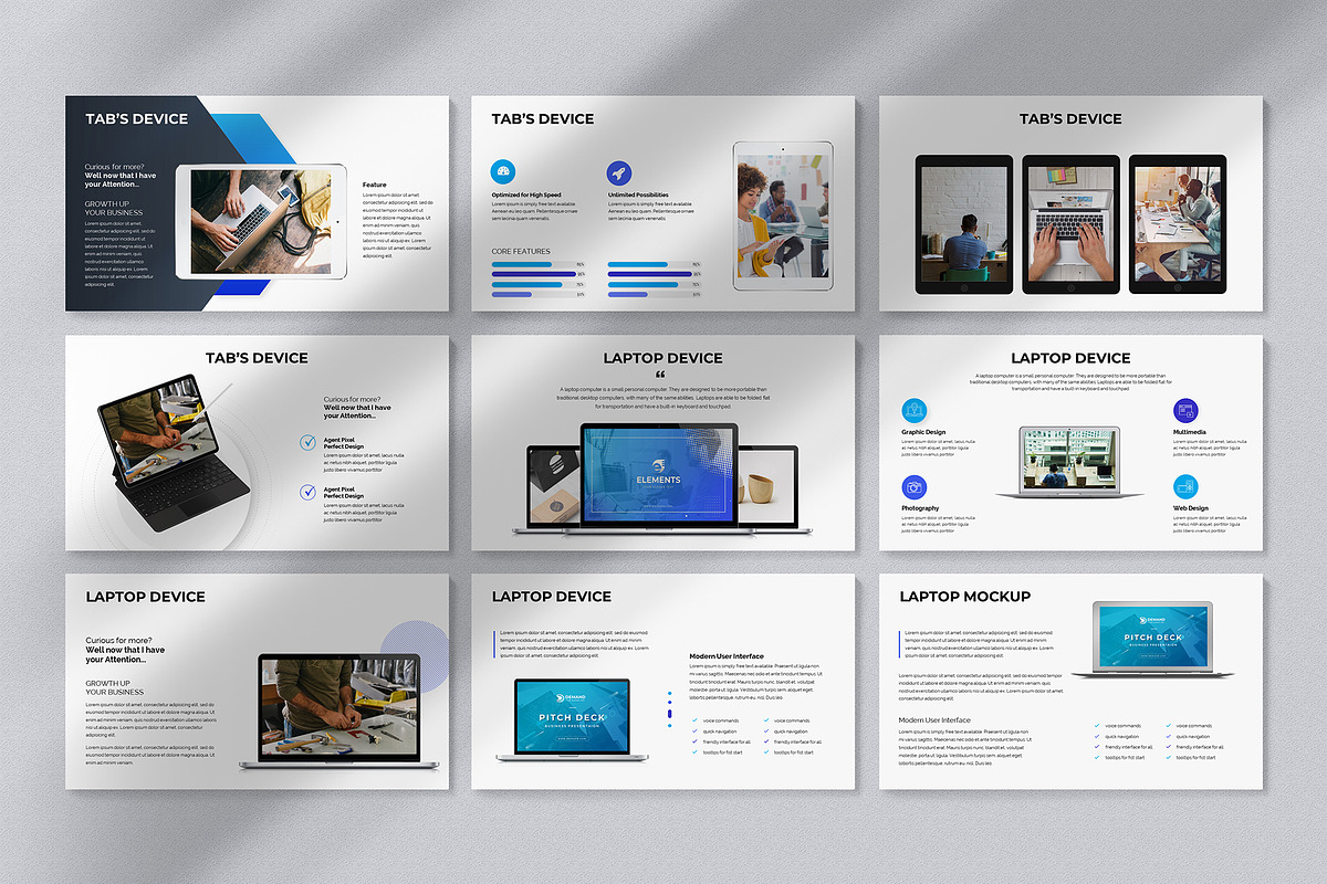 Business-Deck Presentation Template, a Presentation Template by GenerousArt