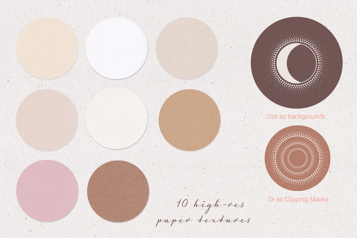 Celestial Beauty Design Elements, a Texture Illustration by J. Oliver ...