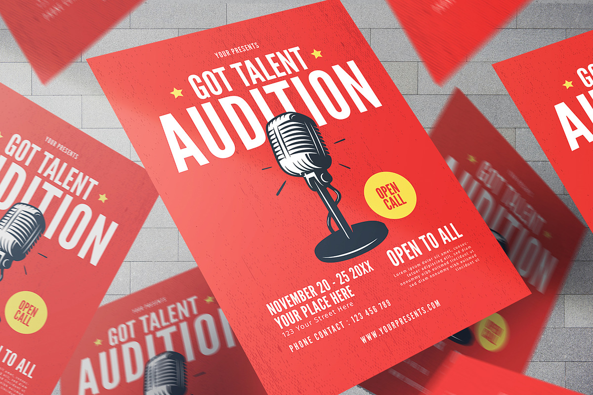 Got Talent Flyer, a Flyer Template by lilyshop