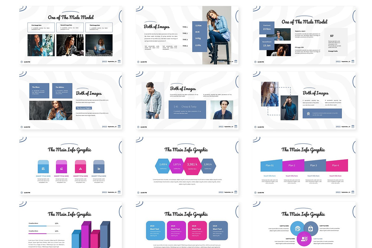 Denim Clothes - Powerpoint Template, a Presentation Template by AQR ...