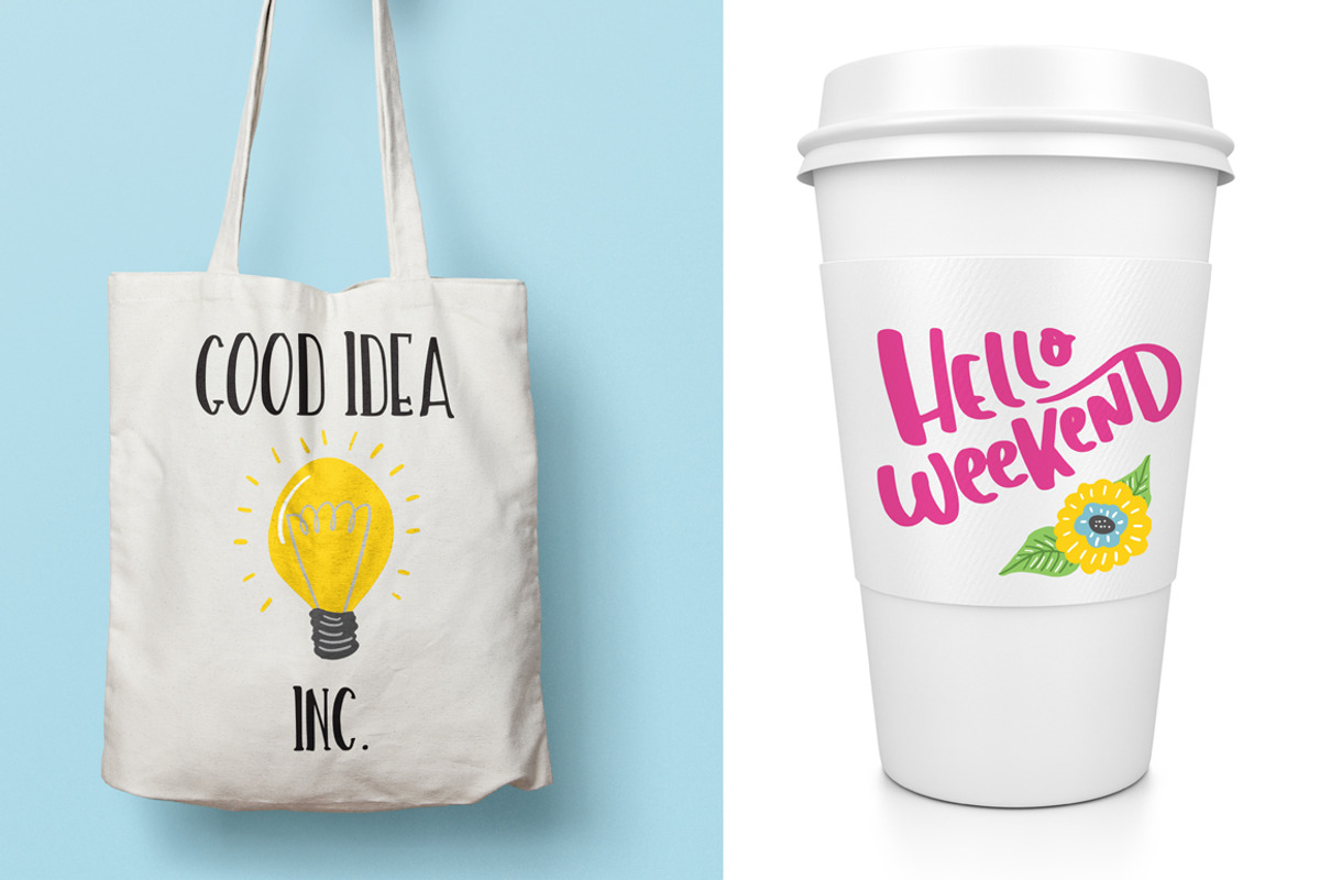 Good Vibes Sticker Collection, a Decorative Illustration by Shelly ...