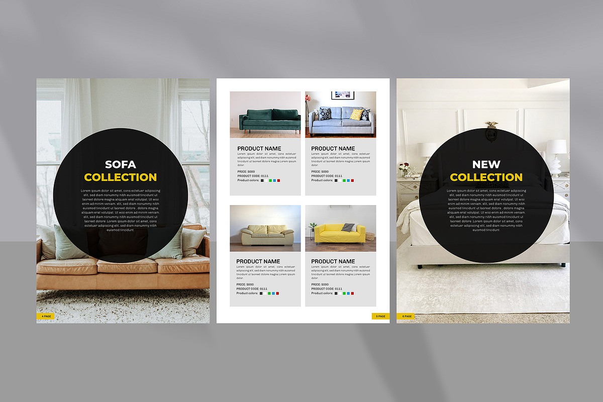 Catalog Layout Template Design