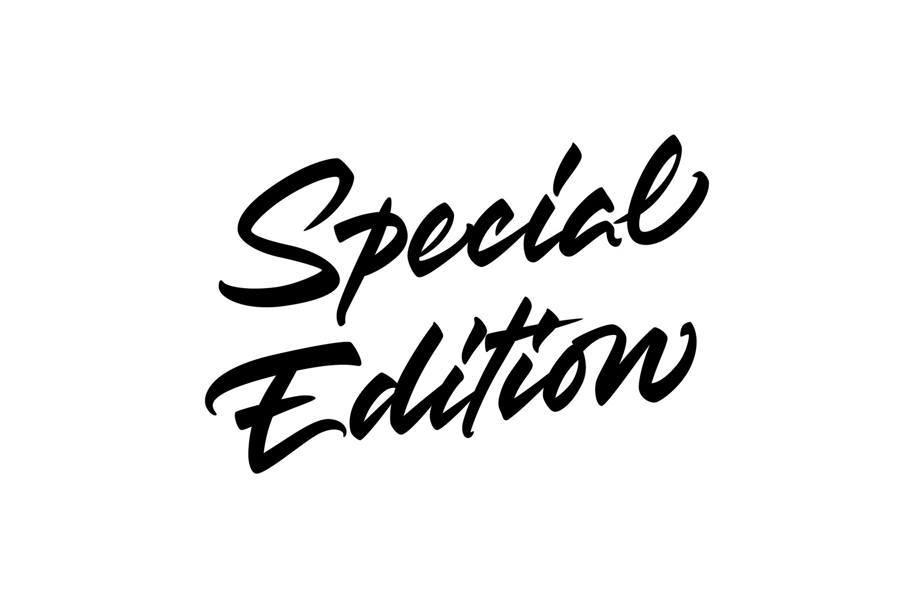 Special Edition vector lettering, a Branding & Logo Template by Zagach ...