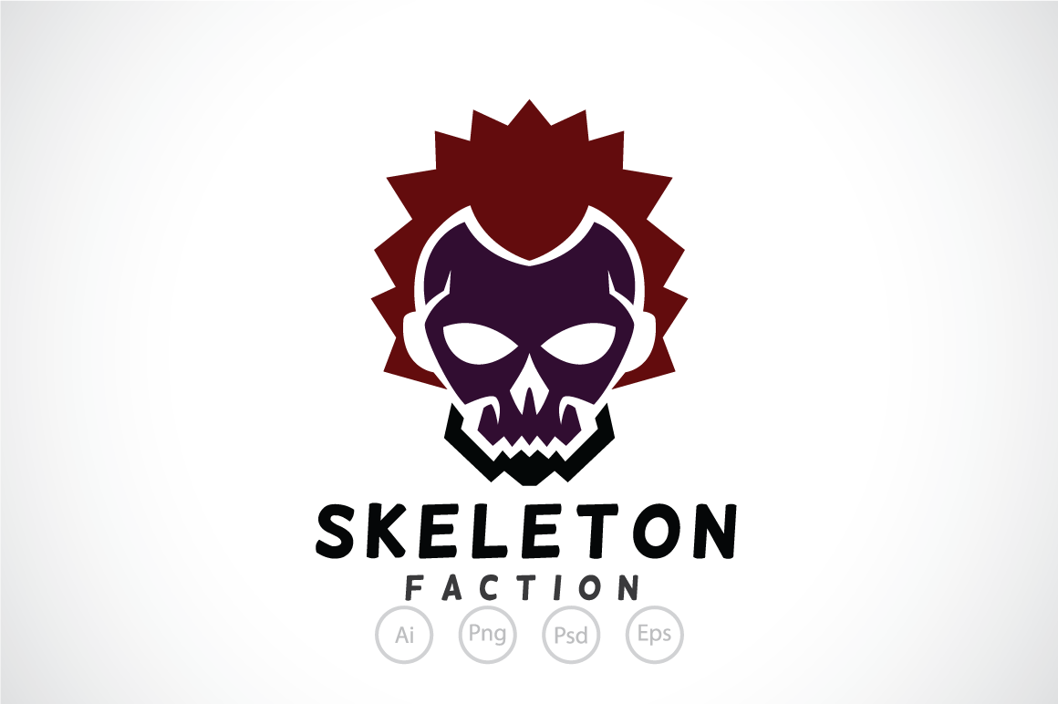 Skeleton Faction Logo Template, a Branding & Logo Template by Heavtryq ...