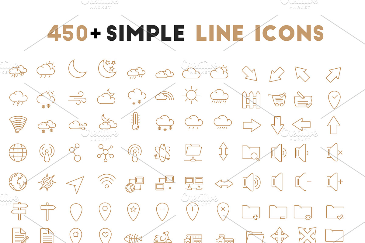 Smarticons - 450 Outline Icons, an Outline Icon by CadreGraphicStudio