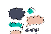 Illustration of speech bubbles, an Illustration by rawpixel