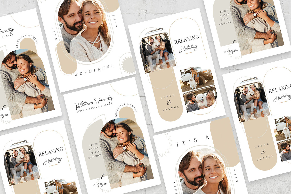 Modern Photo Collage Flyer, a Flyer Template by BrandPacks