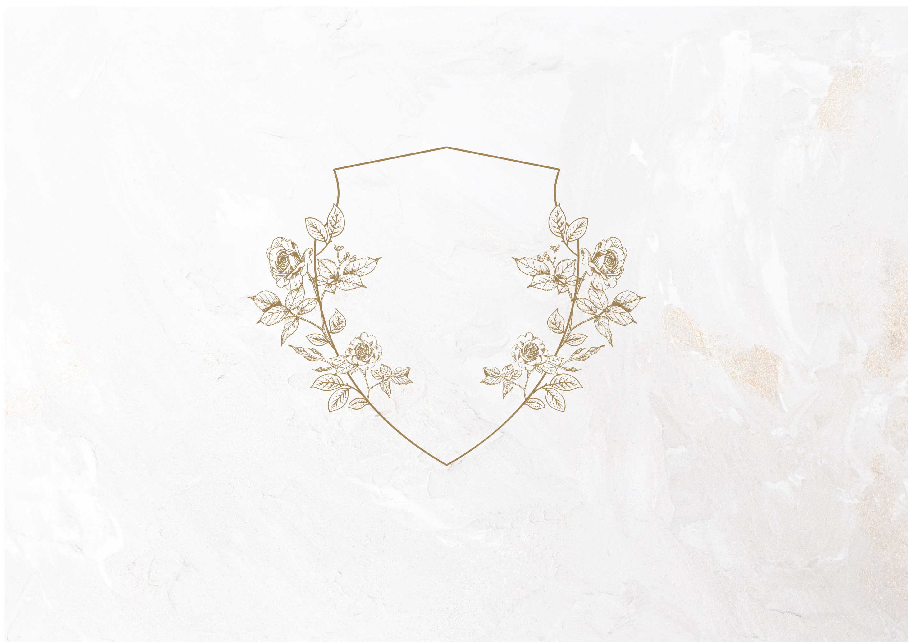 Rose Crest, Rose wedding crest | Branding & Logo Templates ~ Creative ...