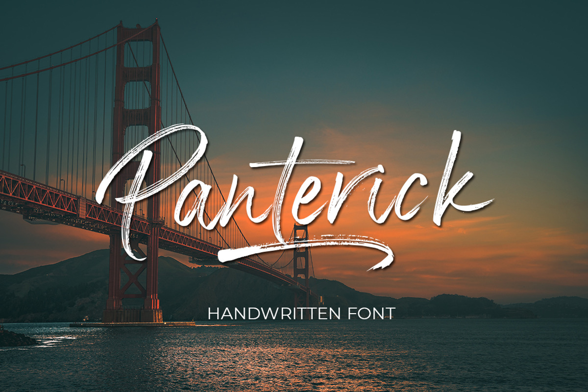 Panterick Handwritten Font, a Script Font by Debut Studio
