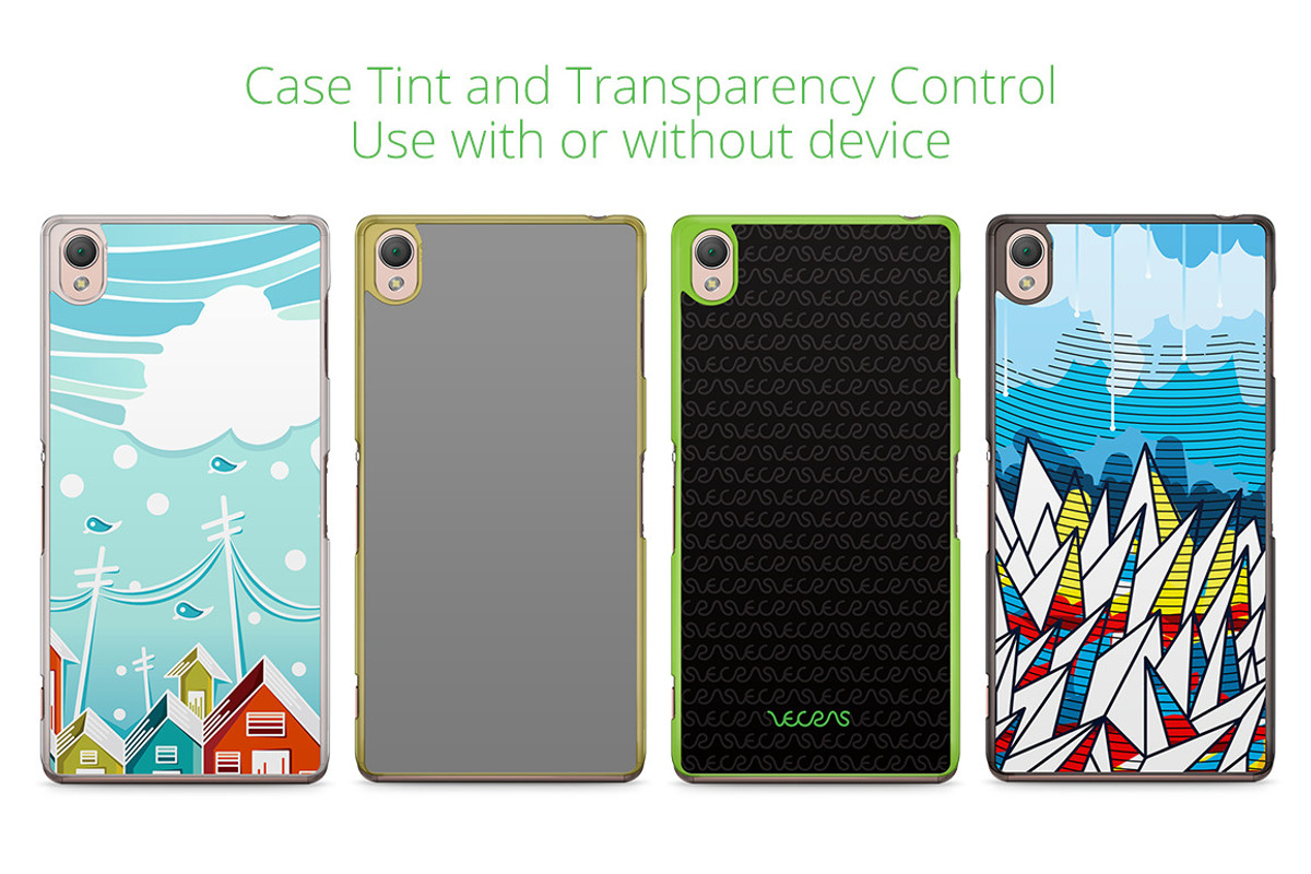 Xperia Z3 ClearCase Design Mock-up, a Product Mockup by VecRas