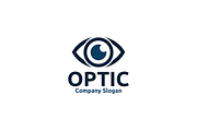 Optic logo, a Branding & Logo Template by Metrolinevision