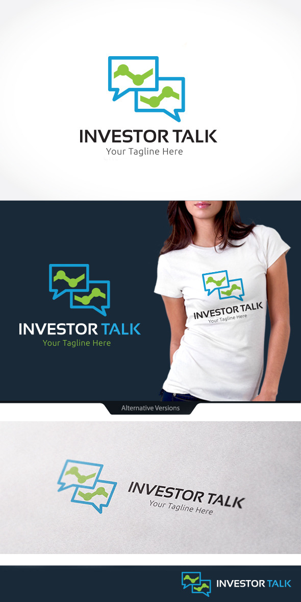 Investor Talk, a Branding & Logo Template by Vectorwins Premium Shop