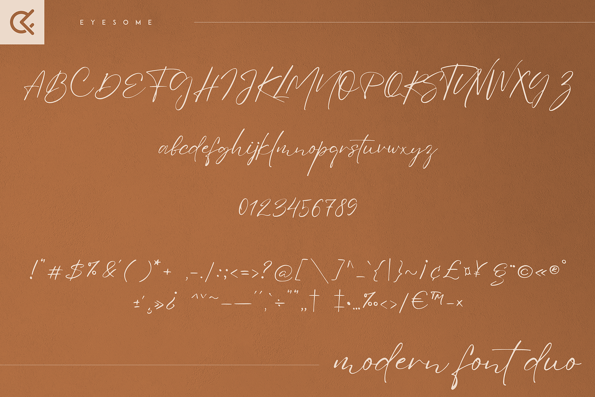 Eyesome - Modern Font Duo