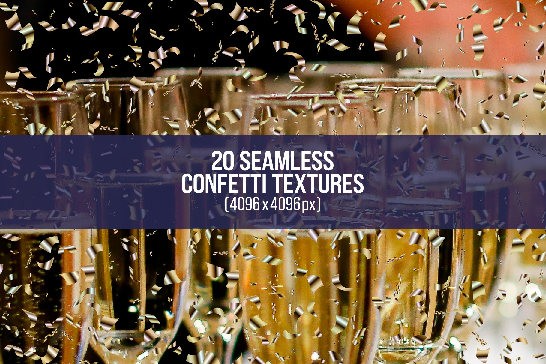 20 Seamless Confetti Textures, a Texture Graphic by Creative Graphics