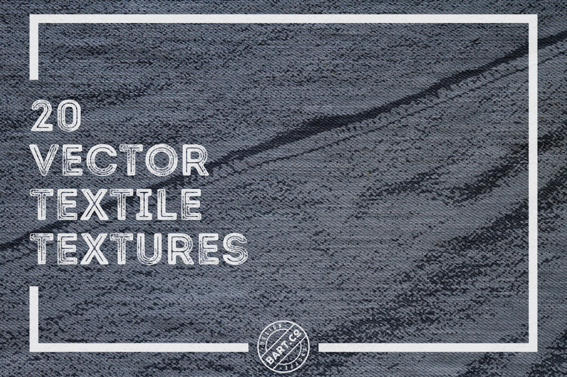 20 Vector Textile Textures, a Texture Graphic by Bart Wesolek