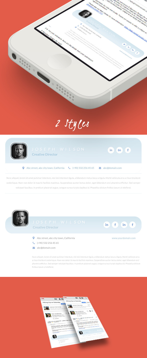 e-Signature (Blue), a Templates & Theme by Renovatio