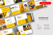 Korkak - Business PowerPoint, a Presentation Template by kreatifreya