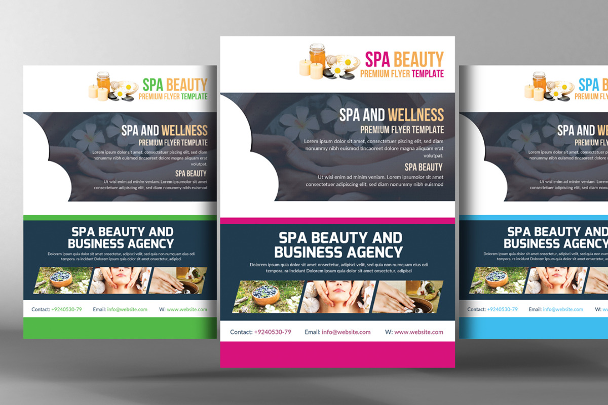 Day Spa And Resort Flyer Template, a Flyer Template by graphicforest