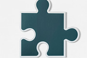 Jigsaw puzzle piece strategy (PSD), a Photo by rawpixel