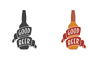 Good beer vector logo | Branding & Logo Templates ~ Creative Market