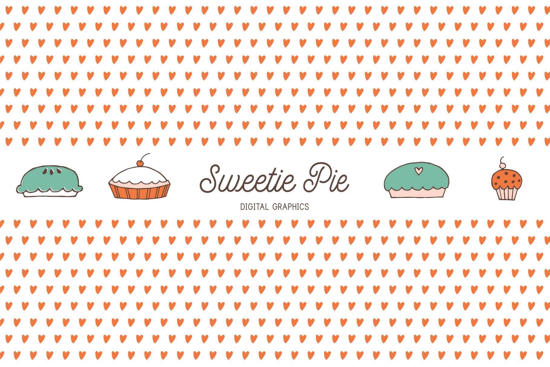 Sweetie Pie | Vector, an Illustration by littlehappydrawings