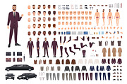 Elegant man- creation set or DIY kit, a Work Illustration by Good Studio