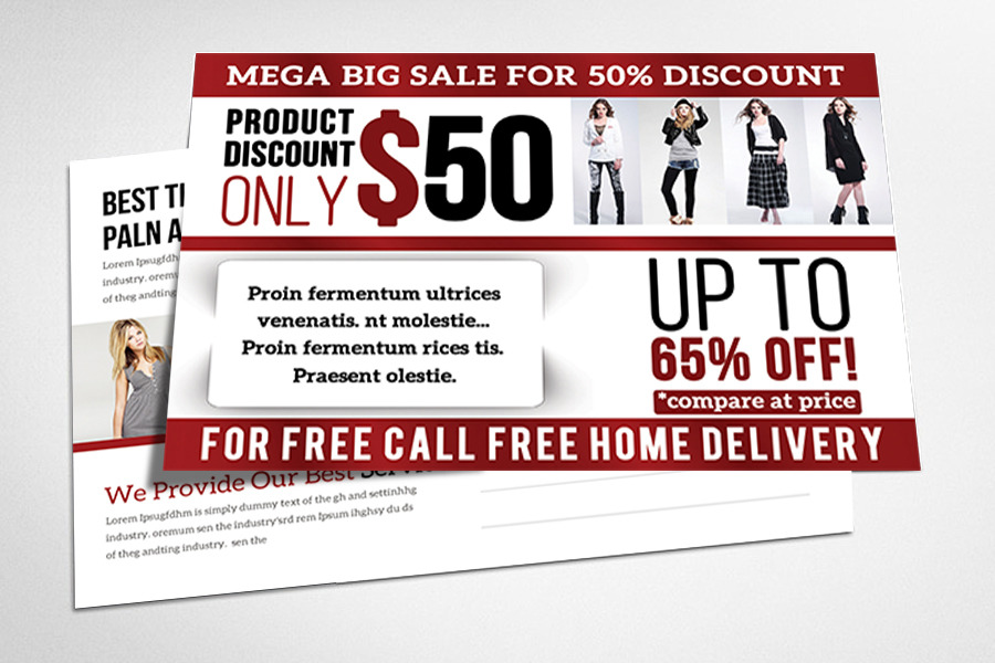 Big Day Sale Post Card, a Card Template by AfzaalGraphics
