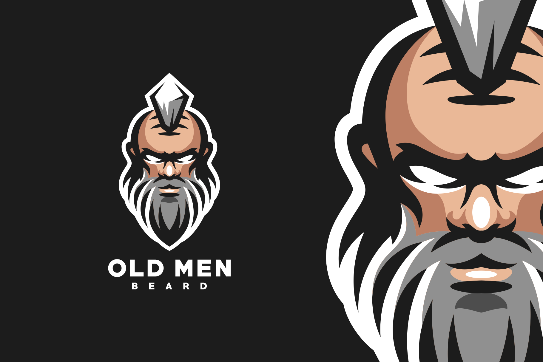 Old Men Logo Design, a Branding & Logo Template by ModalTampang