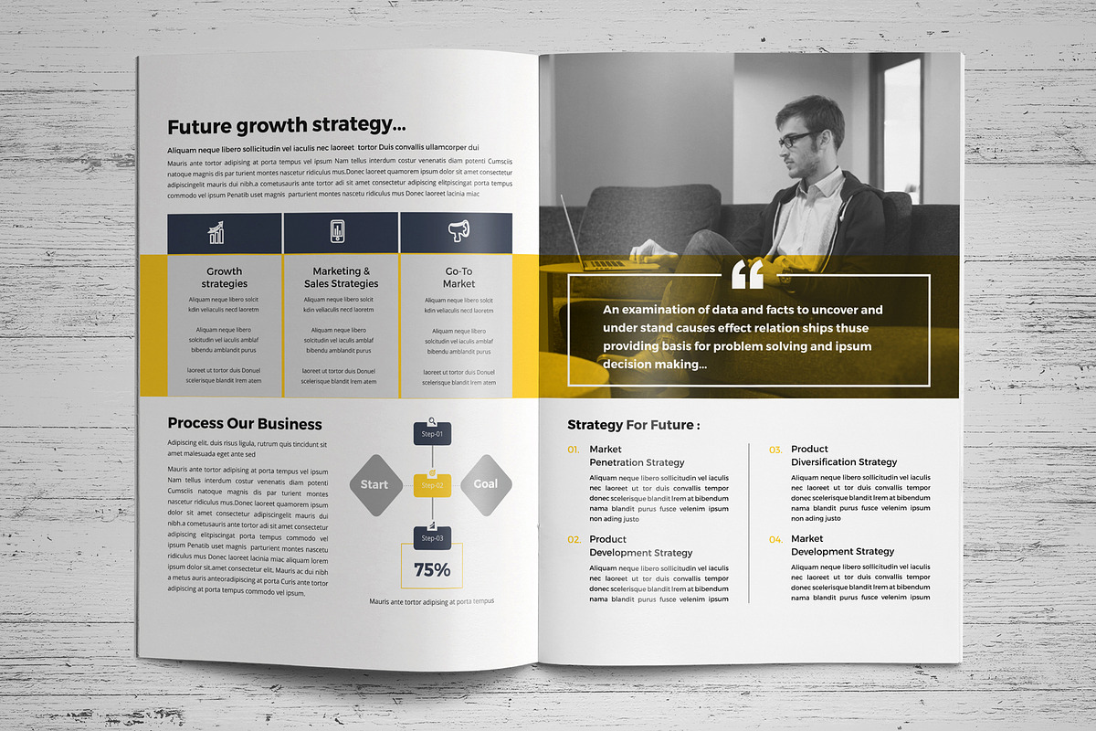 Annual Report Brochure Template V1