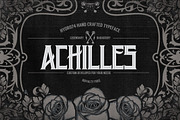 Achilles, a Font by Hydro74
