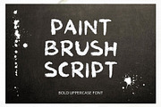 Paint Brush Script - Brush Font