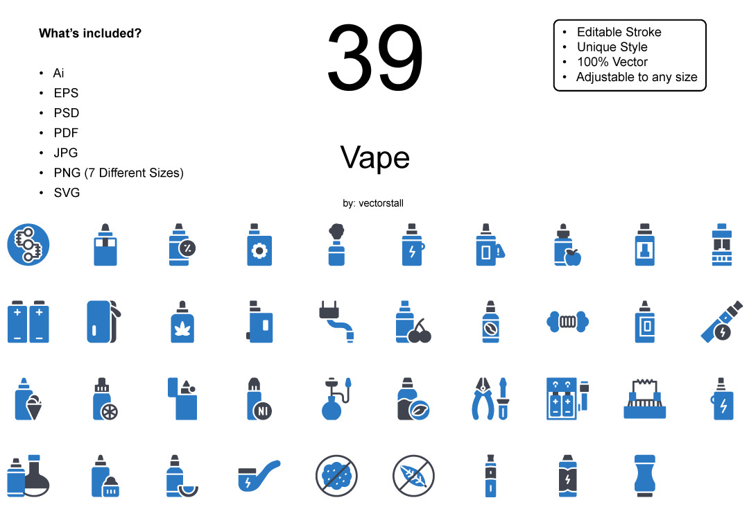 Vape | Outline Icons ~ Creative Market