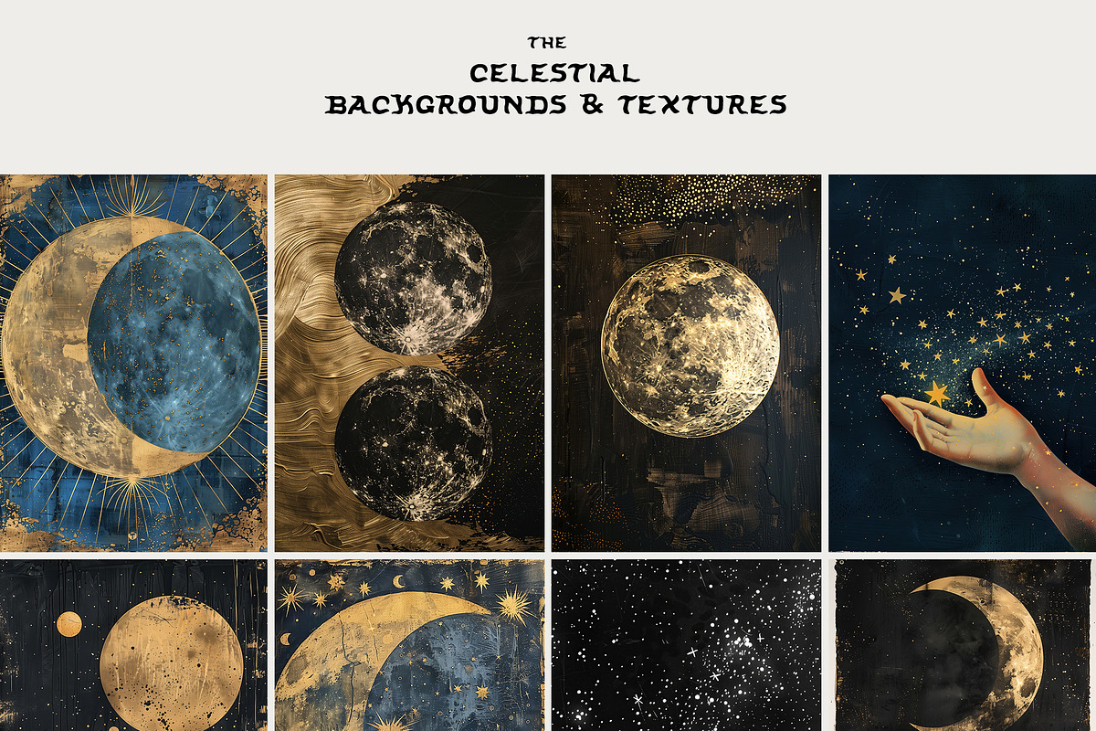 CELESTIAL Vintage Surreal Collage